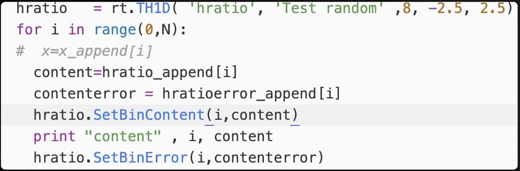 Pyroot customize the bin center - ROOT - ROOT Forum
