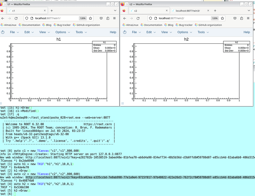 Web gui in root 6.32.00 : how to handle multiple windows? - ROOT - ROOT ...