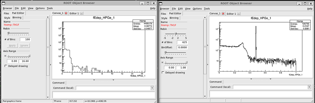 Two different Binnings - Newbie - ROOT Forum