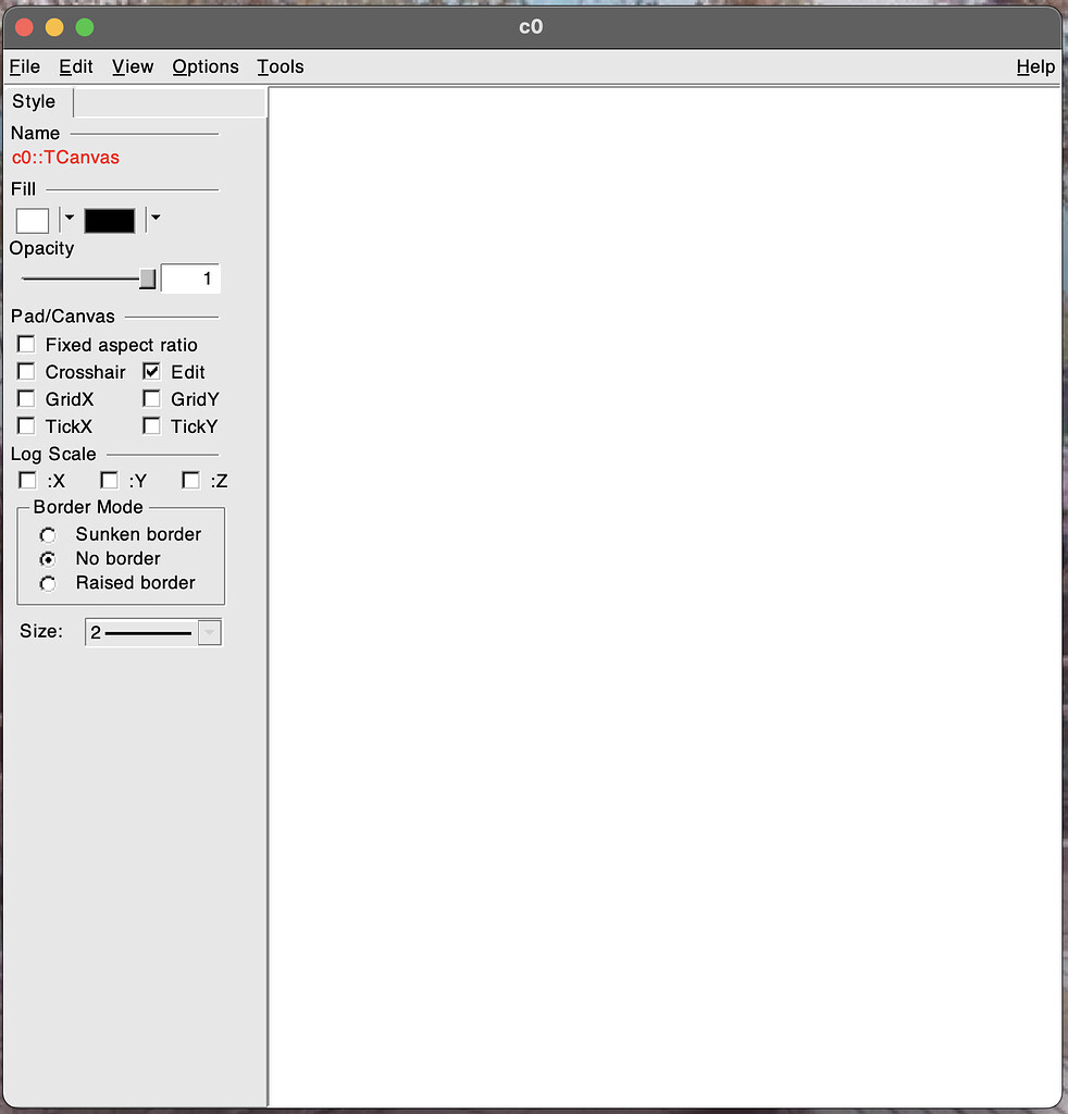 TCanvas size - General Chat - ROOT Forum