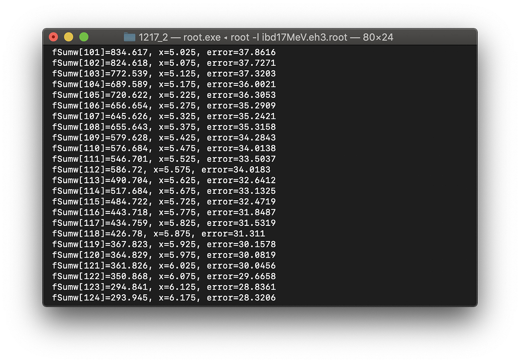 Export Data From Histogram To Text File ROOT ROOT Forum