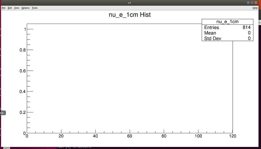 Empty histogram but shows entries - Newbie - ROOT Forum