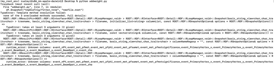 Save new root file with Snapshot in RDataFrame - ROOT - ROOT Forum