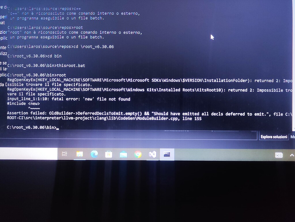 Issues with starting root - Newbie - ROOT Forum