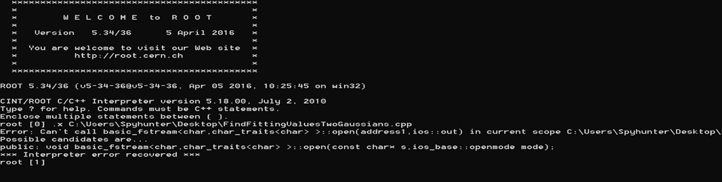 How to read a data file in ROOT on windows 10? - ROOT - ROOT Forum
