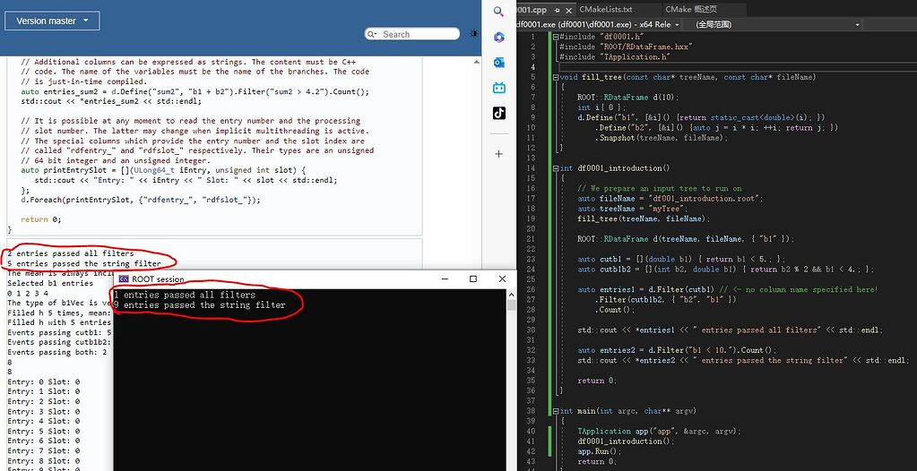 Why the result is different with df001_introduction? - ROOT - ROOT Forum