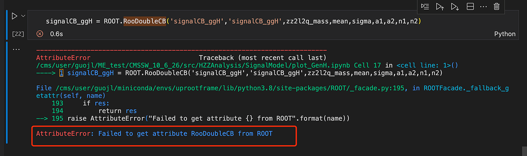 Failed to get attribute RooDoubleCB from ROOT with PyROOT - Roofit and RooStats - ROOT Forum