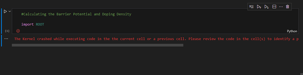 Jupyter is Crashing while running import ROOT - ROOT - ROOT Forum