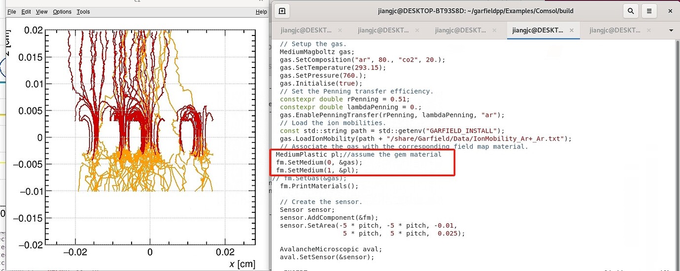 Example "Comsol" does not show the component - Garfield++ - ROOT Forum