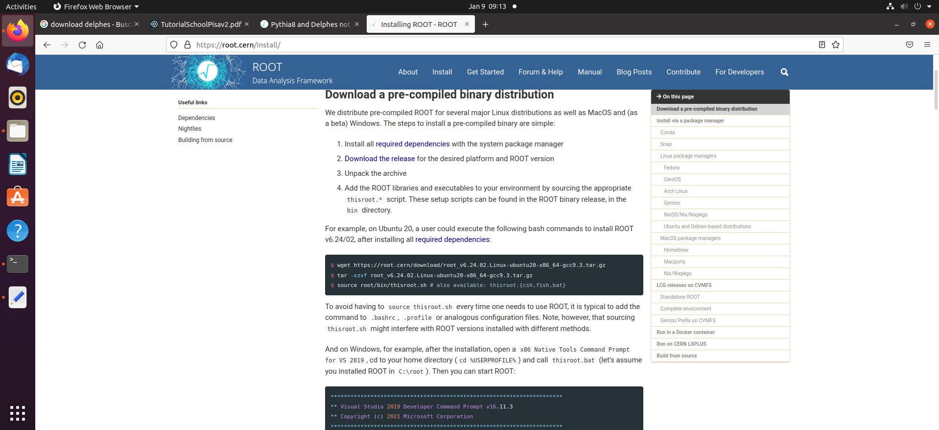 Pythia8 and Delphes not working: libCore.so.6.24: cannot open shared object file: No such file ...